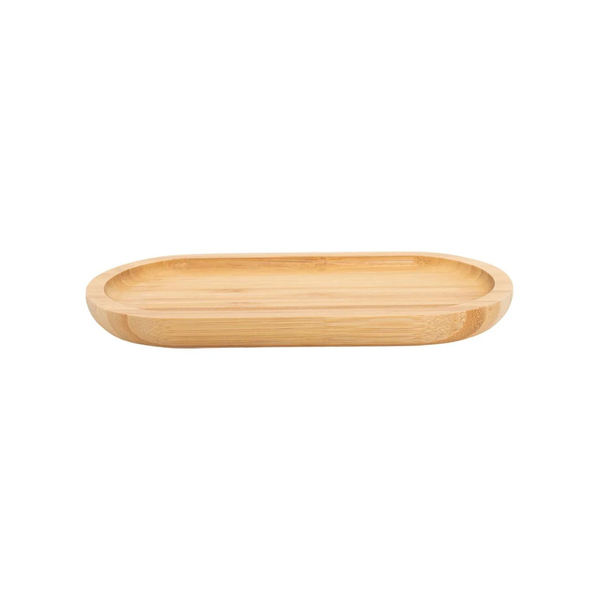Bandeja Oval Em Bambu Ecokitchen 24x11,6cm Mimo Style