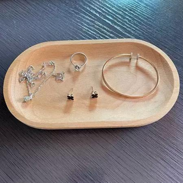 Bandeja Oval Em Bambu Ecokitchen 24x11,6cm Mimo Style