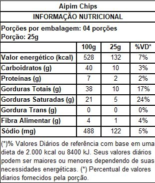 Chips Aipim - A Granel