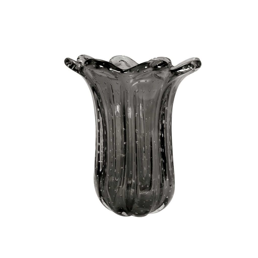 Vaso de Murano Everest P Onix - Cinza