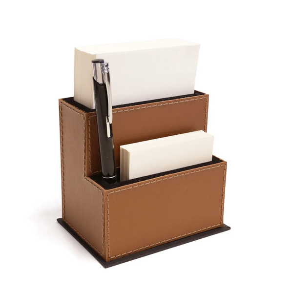 Porta Notas Marrom Havana - 11x14,5x7,5cm