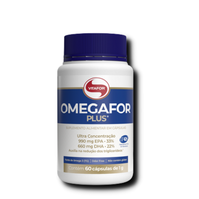 Omegafor Plus Vitafor Ômega 3 120 Cápsulas Único
