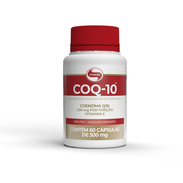 CoQ-10 Coenzima Q10 60 Cápsulas 500mg Vitafor CoQ-10 Coenzima Q10 60 Cápsulas 500mg Vitafor
