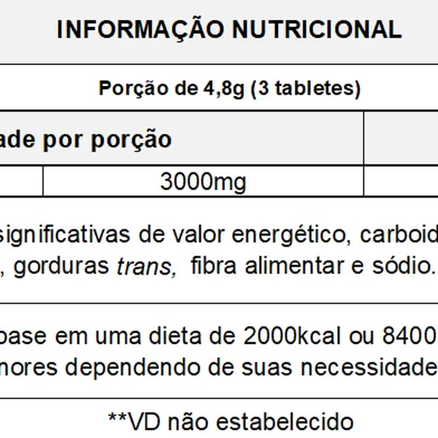 Vasoflex 60 Tabletes 3000mg Body Action