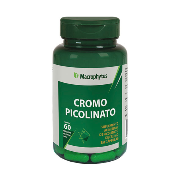 Cromo Picolinato 400mg 60 Cápsulas Macrophytus