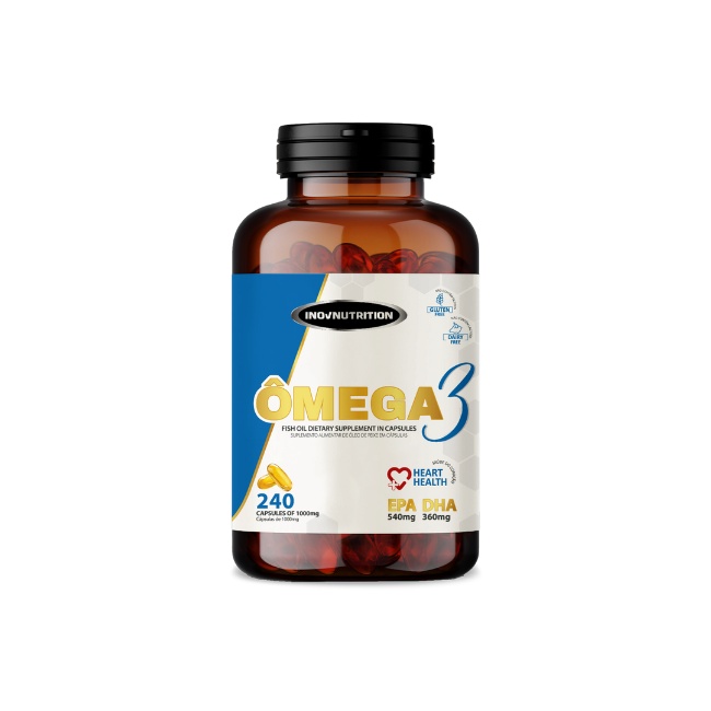 Ômega 3 EPA DHA 240 Cápsulas 1400mg Inov Nutrition