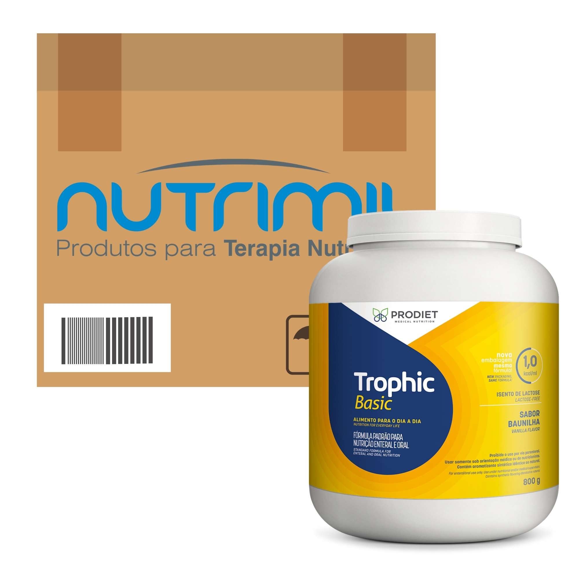 Trophic basic 800g - Kit com 12 latas