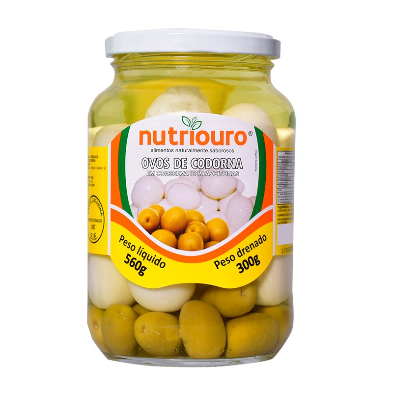 Ovo de Codorna com Azeitona em Conserva l NUTRIOURO