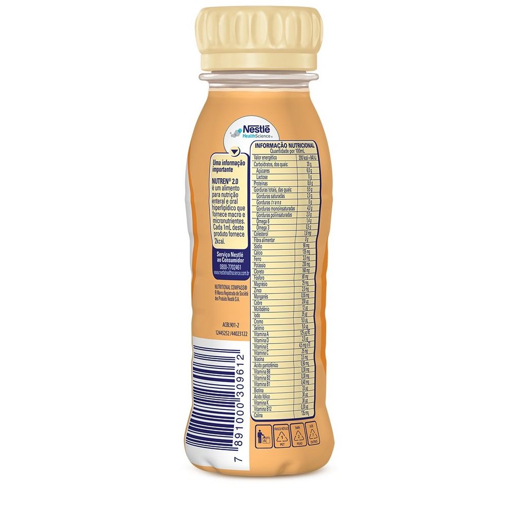 Nutren 2.0 200ml - Nestlé - Baunilha