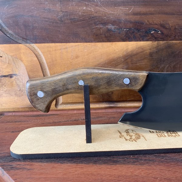 Cutelo Thor Fosfatizado Cabo Madeira