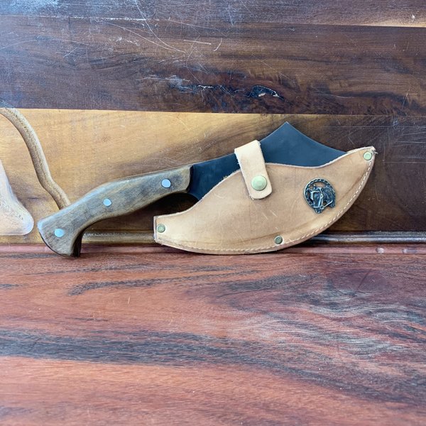 Cutelo Thor Fosfatizado Cabo Madeira