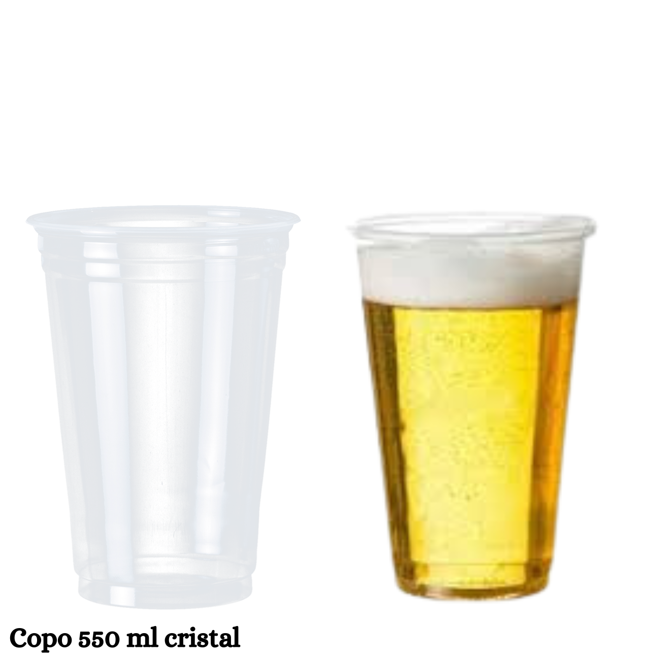 Copo PP 550 ml Cristal c/ 50 un Copo PP 550 ml Cristal c/ 50 un