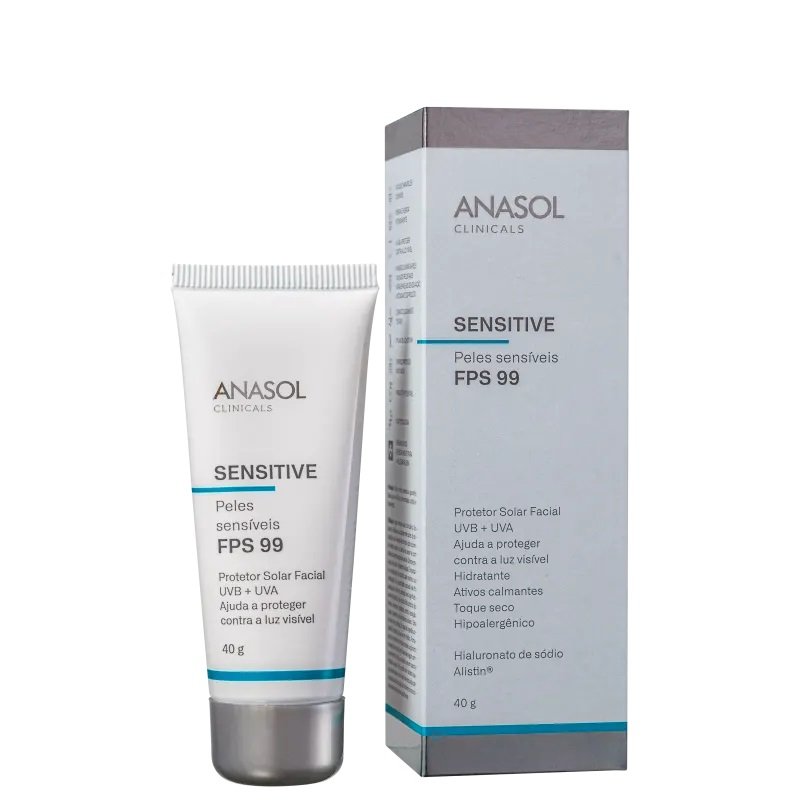 Protetor Solar Facial Sensitive FPS 99 Anasol Clinicals 40g