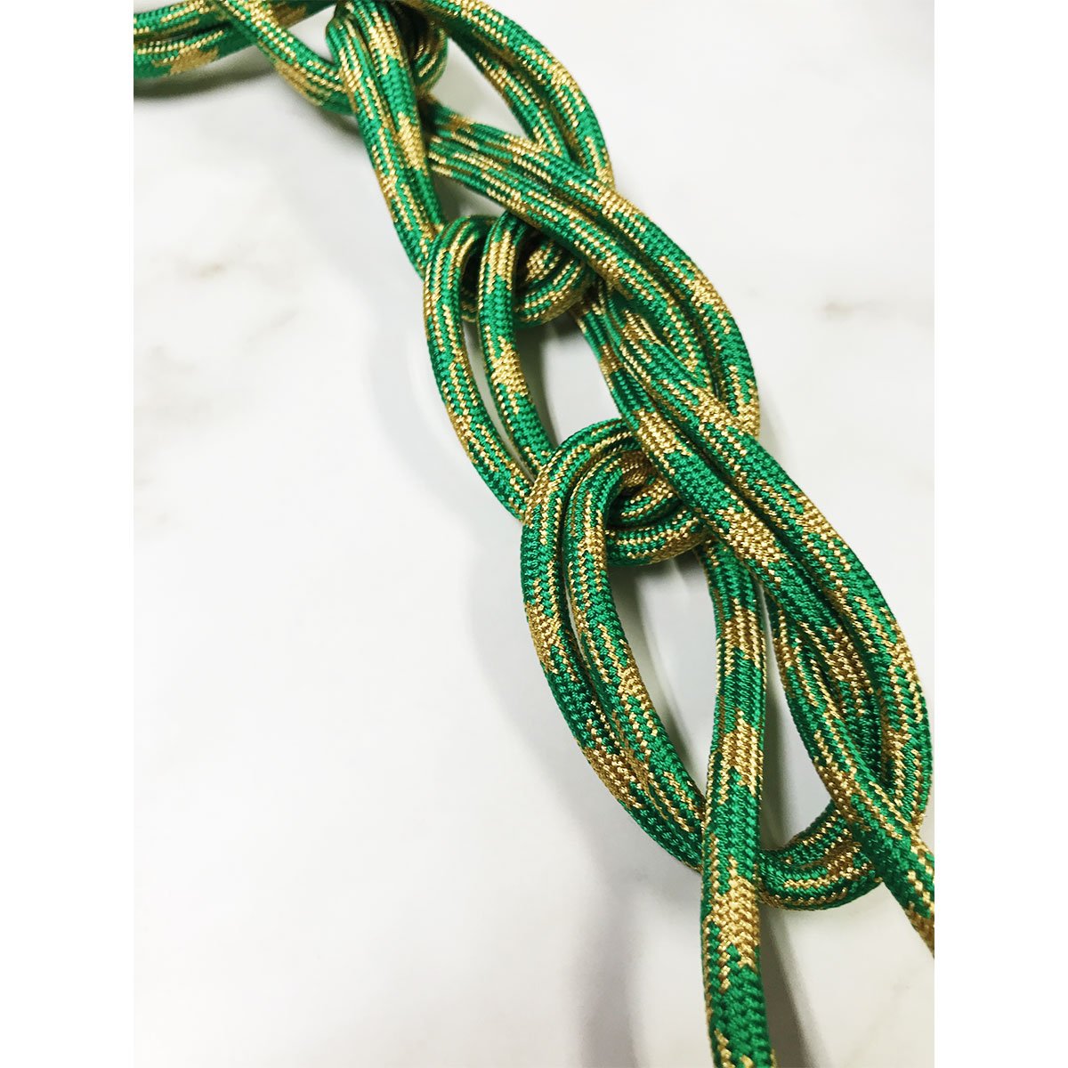 Cíngulo CYBIC SG 4 metros Verde/Dourado - Ref. CYBIC-VERDE