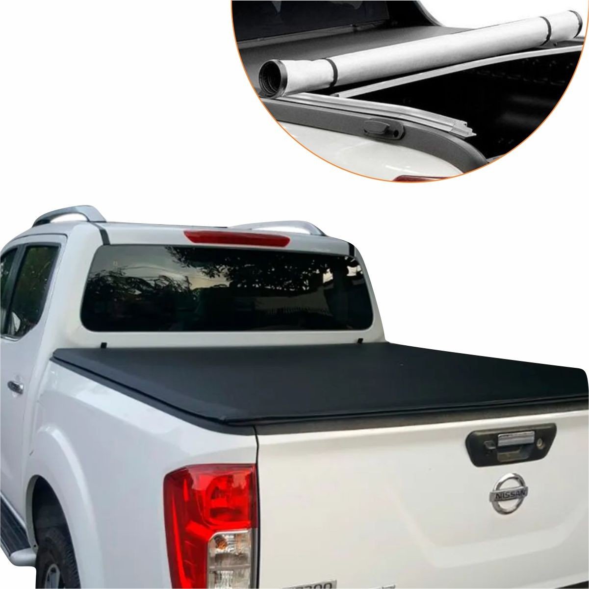 Capota Marítima Frontier NP300 Cabine Dupla 2017/22 Pistão Shop