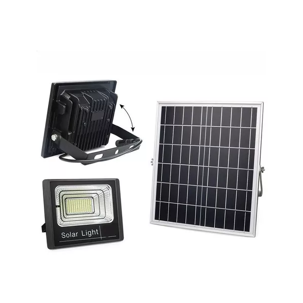 REFLETOR LED SOLAR 40W 6500K C/ PLACA SOLAR