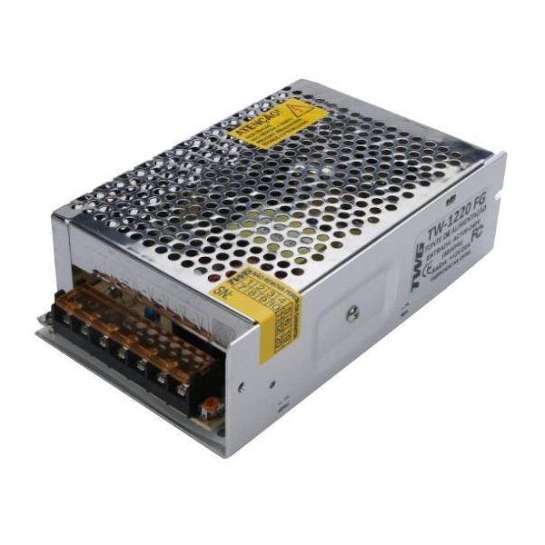 FONTE ALIMENTACAO ESTAB ELET TWG 12V DC/10A