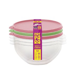 Kit 12 Potes 250ml de capacidade