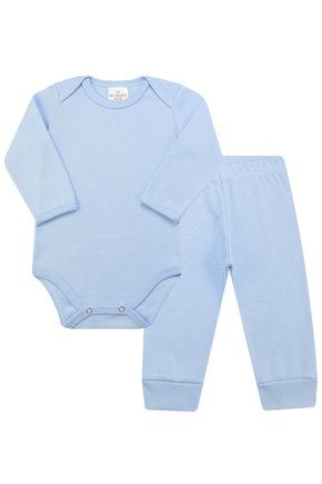 Conjunto Body Básico Liso, Azul Claro