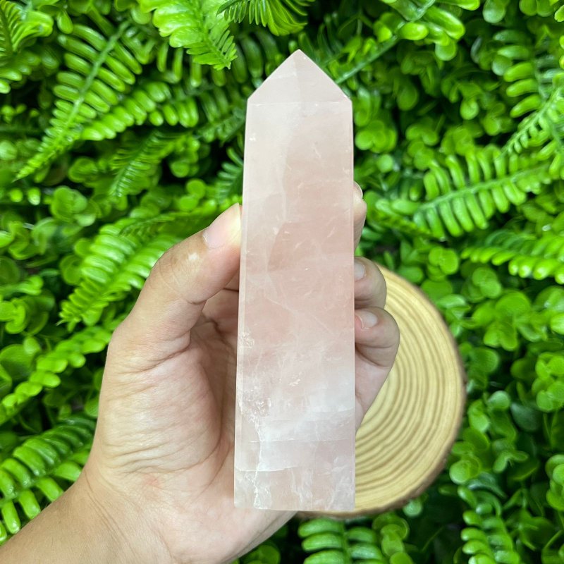 Obelisco - Quartzo Rosa