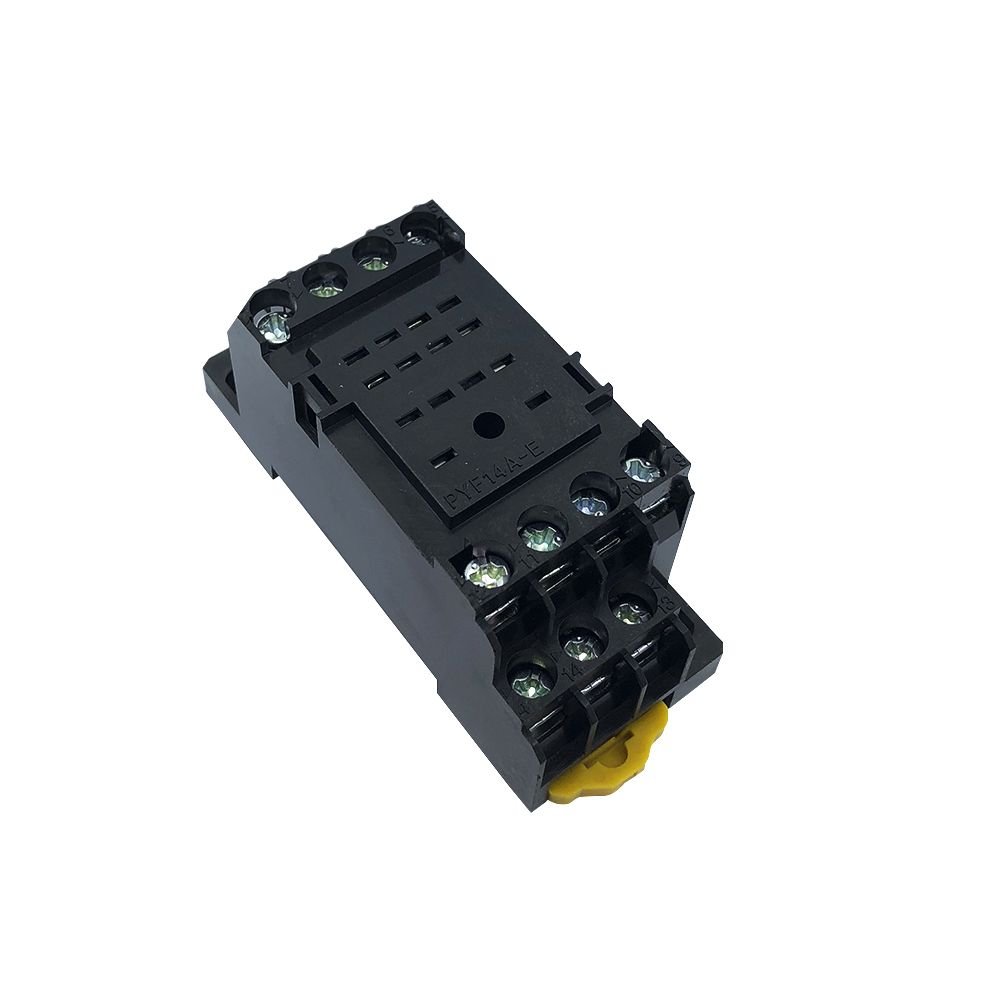 Soquete JNG HH54 - PYF 14A-E, Trilho DIN 35mm Rele 14 pinos