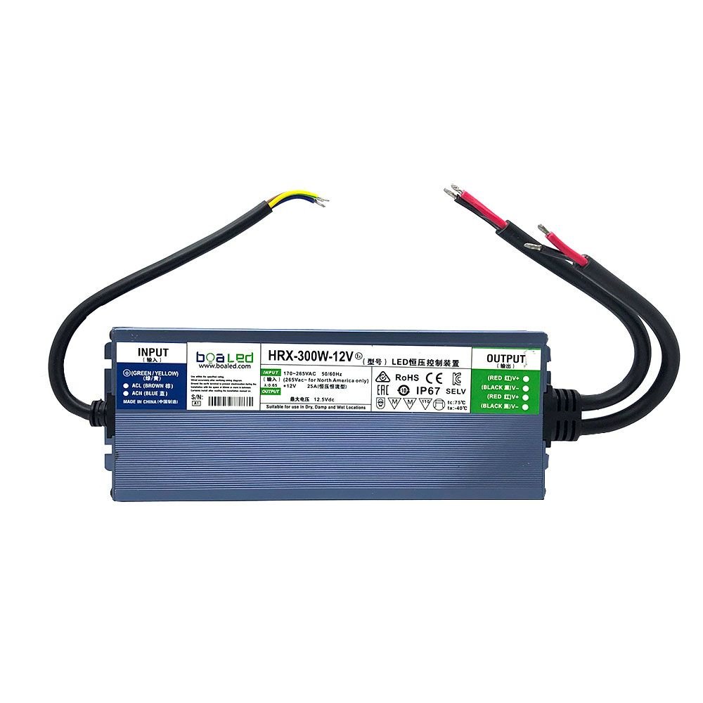 Fonte Blindada IP67 300W Entrada 100 / 220V - Saida 12V 25A