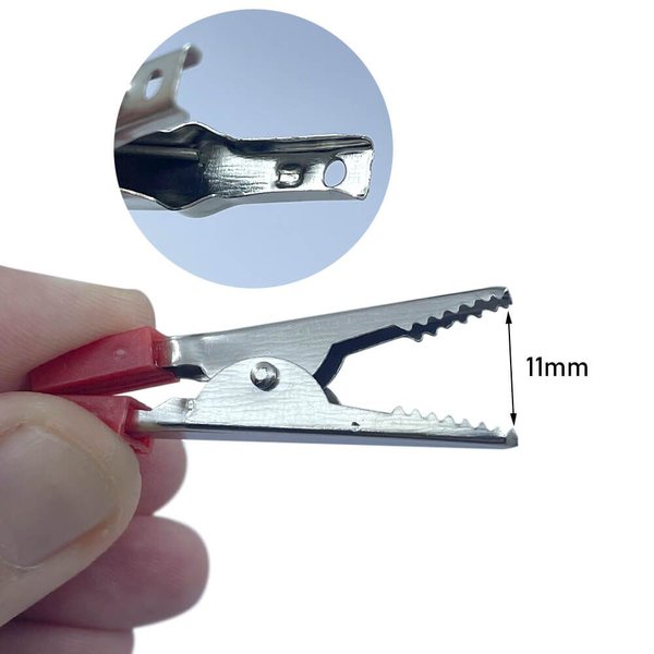 Garra Jacaré 45mm - Vermelha , Pré-Isolada | Proesi