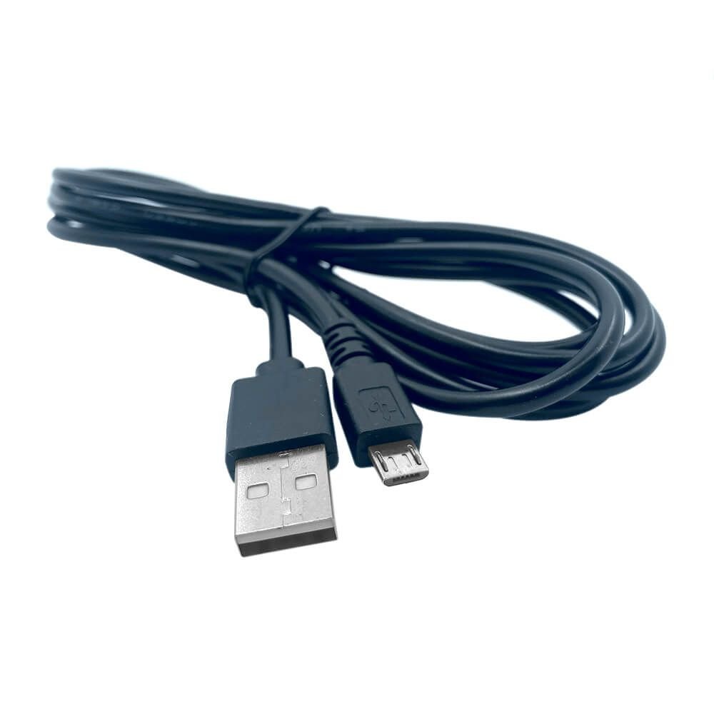 Cabo USB Macho para Micro USB Macho - 1,8 metros - Preto