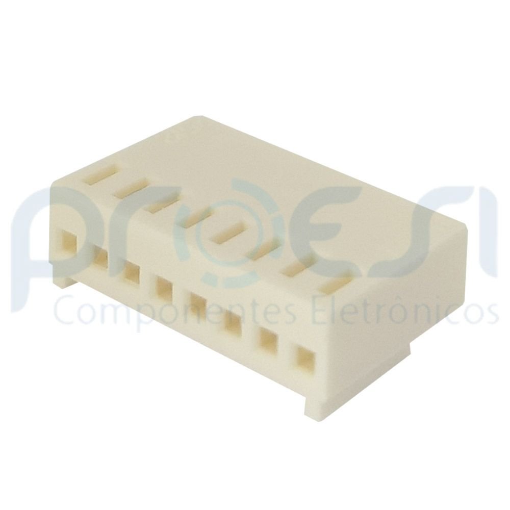 Conector KK 5051-8 Fêmea 2,5mm - 8 Vias