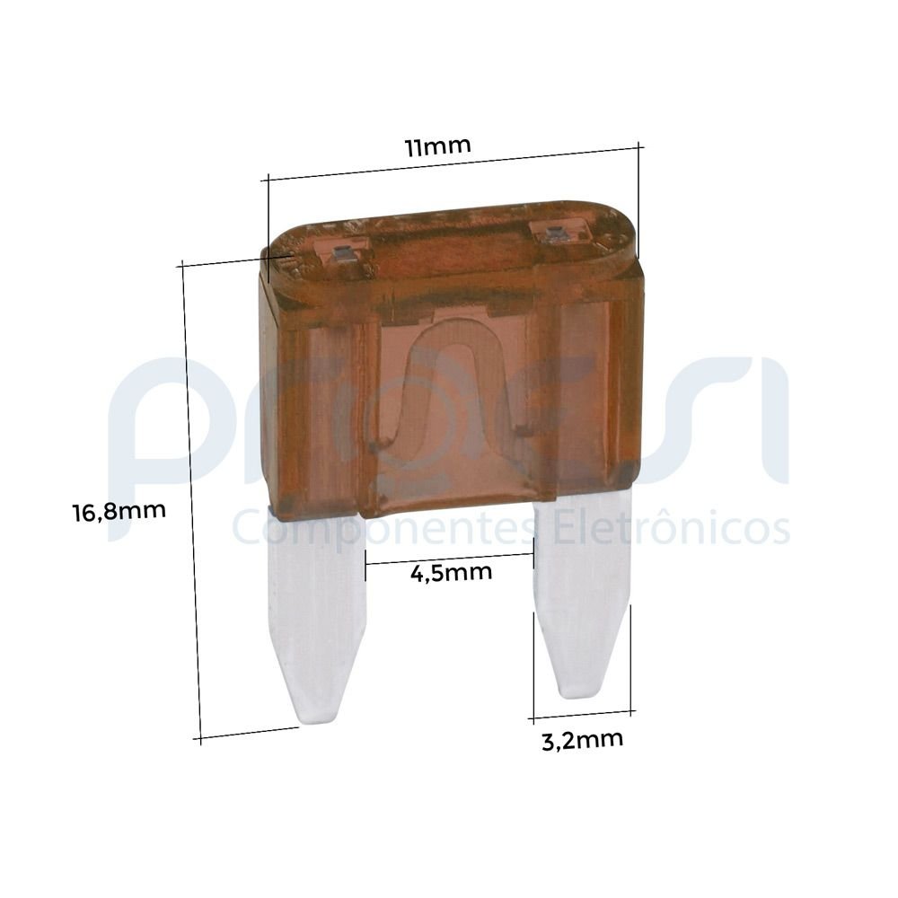 Fusível Lâmina Mini 11x16mm 7,5A