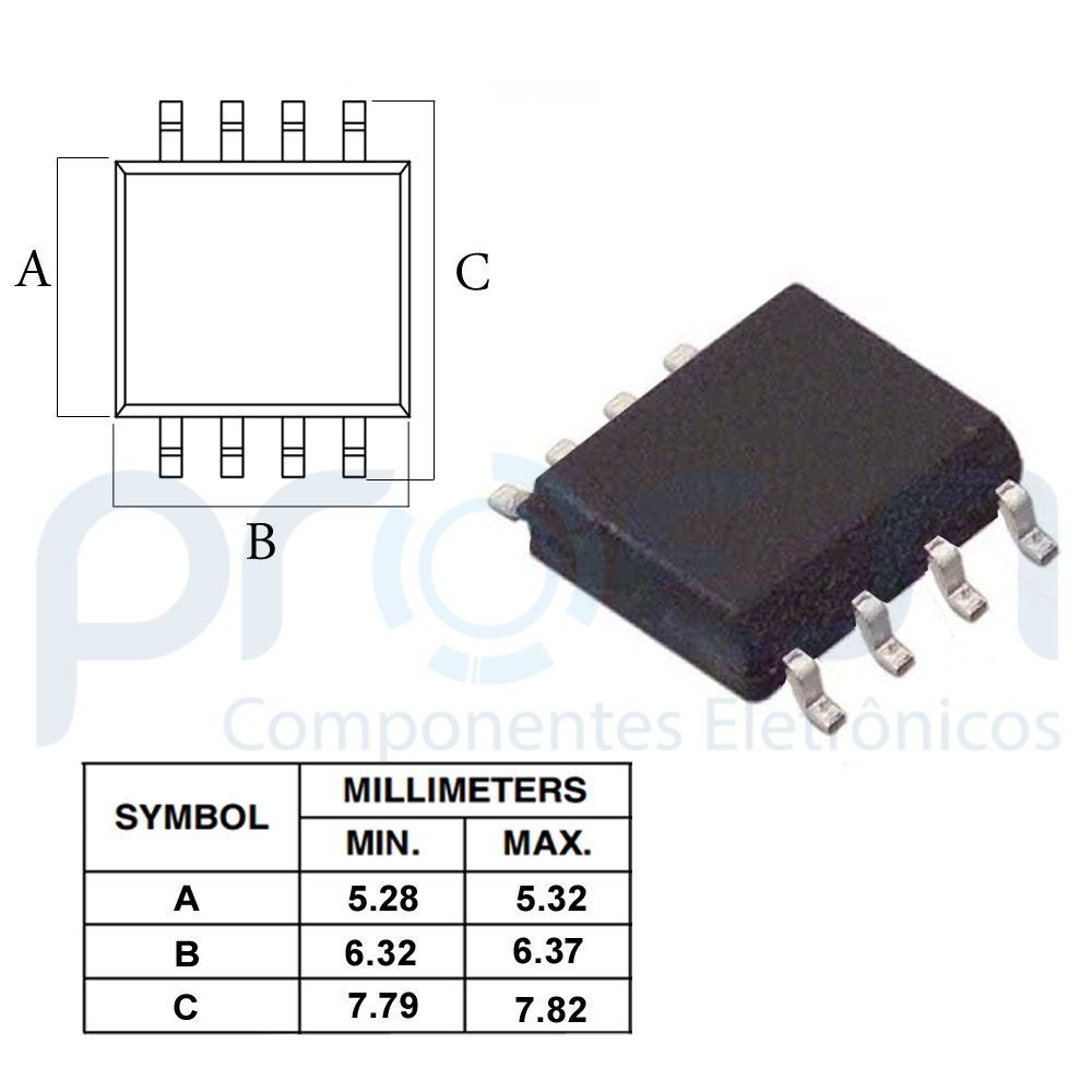 SMD MB3771 - Circuito Integrado SOIP-8 P