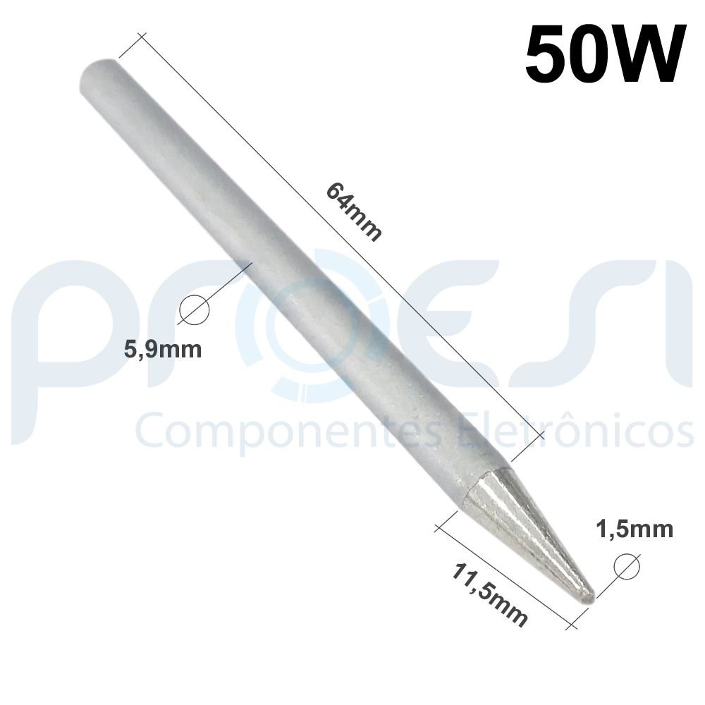 Ponteira para Ferro de Solda Hikari SC-60 / POWER 60 - Cônica (50W)