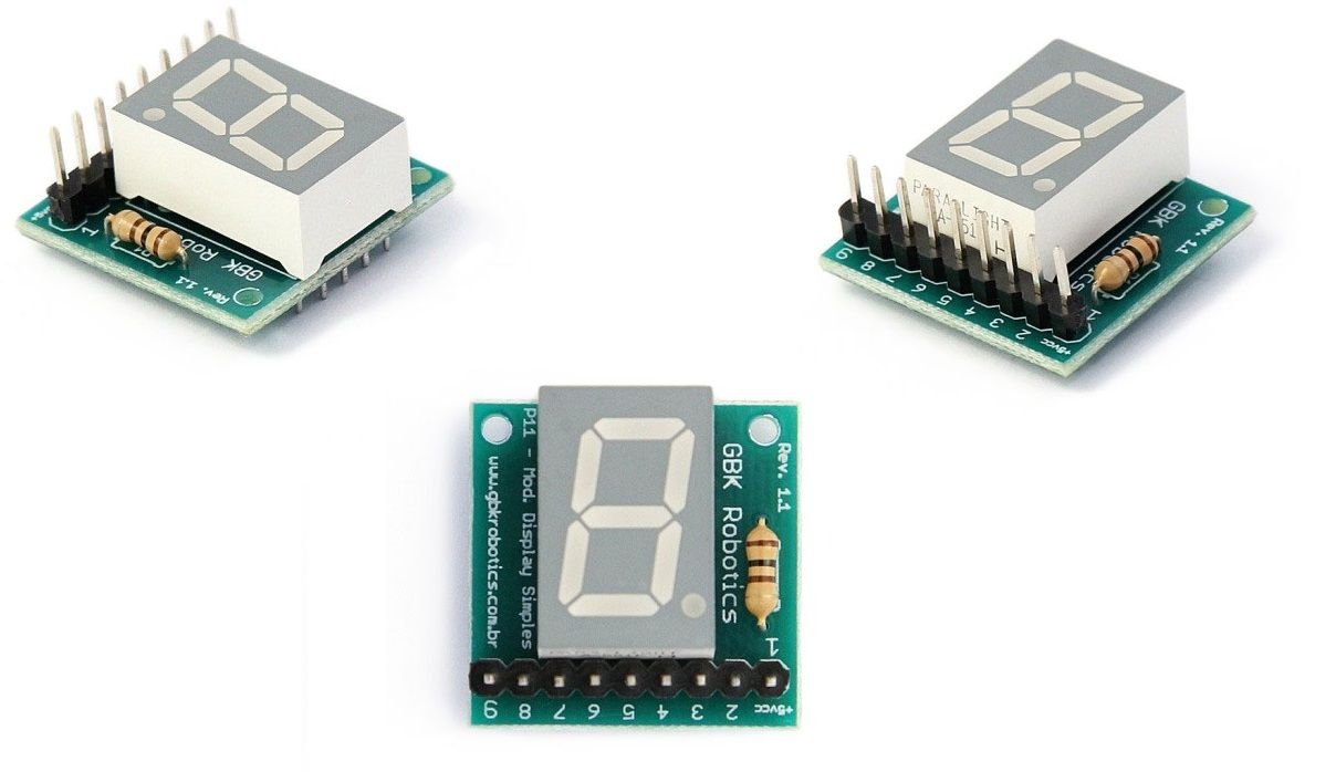 P11 - Módulo Display 7 Segmentos Simples