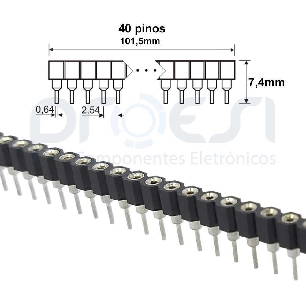 Soquete Torneado Barra Pinos BSPT 1X40 - 180°