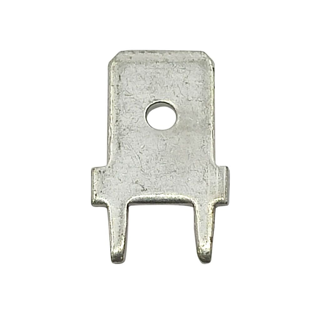 Terminal Faston macho 6,3mm, para solda em placa de circuito impresso ...