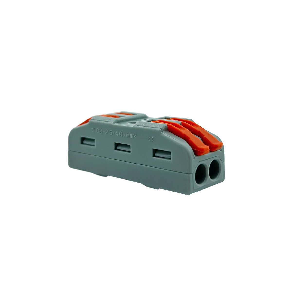 Conector de Emenda de Cabos | Engate Rápido | Alavanca - 2 Vias - 32A 450V