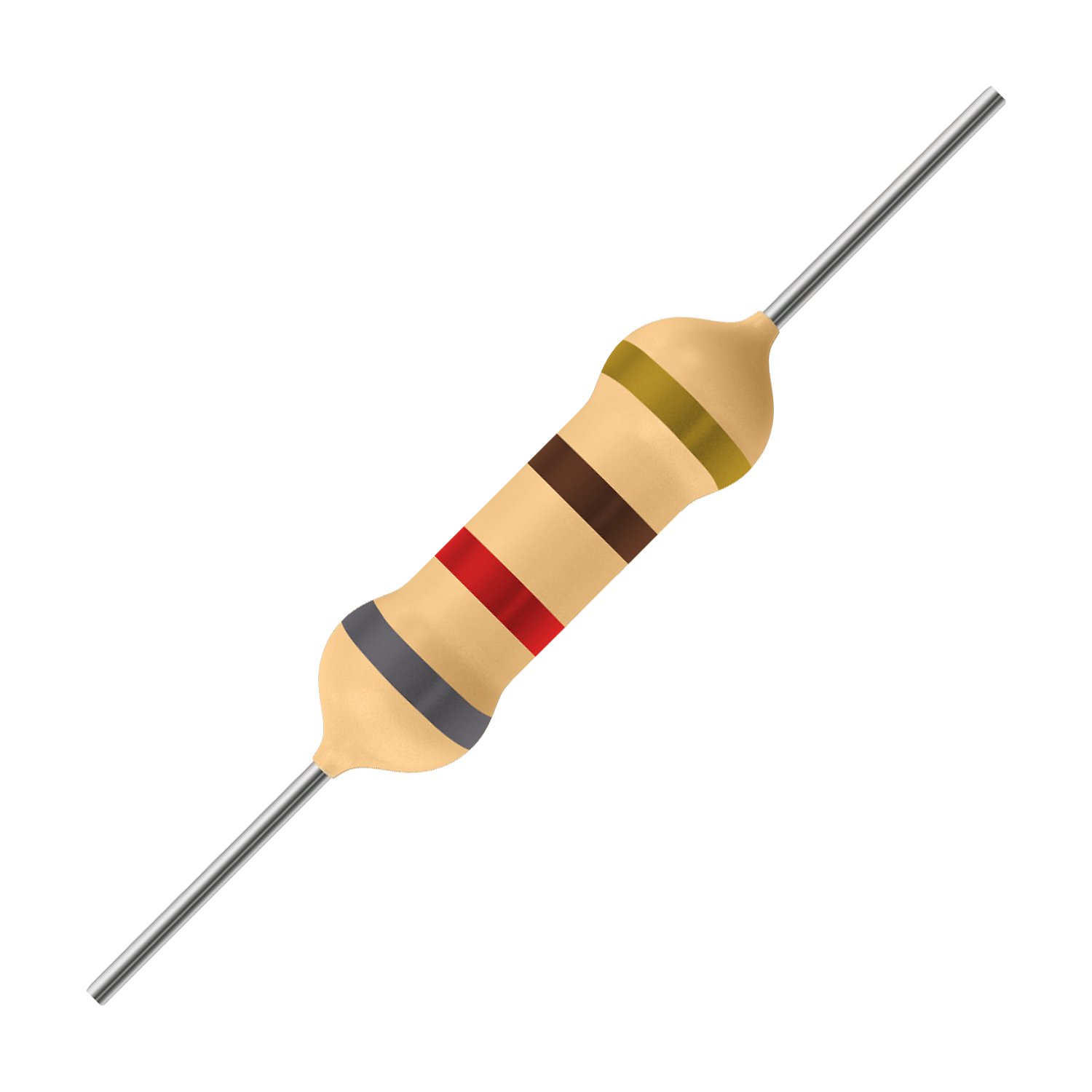 Resistor 820 Ohms com Potência 1/4W e Precisão de 5%