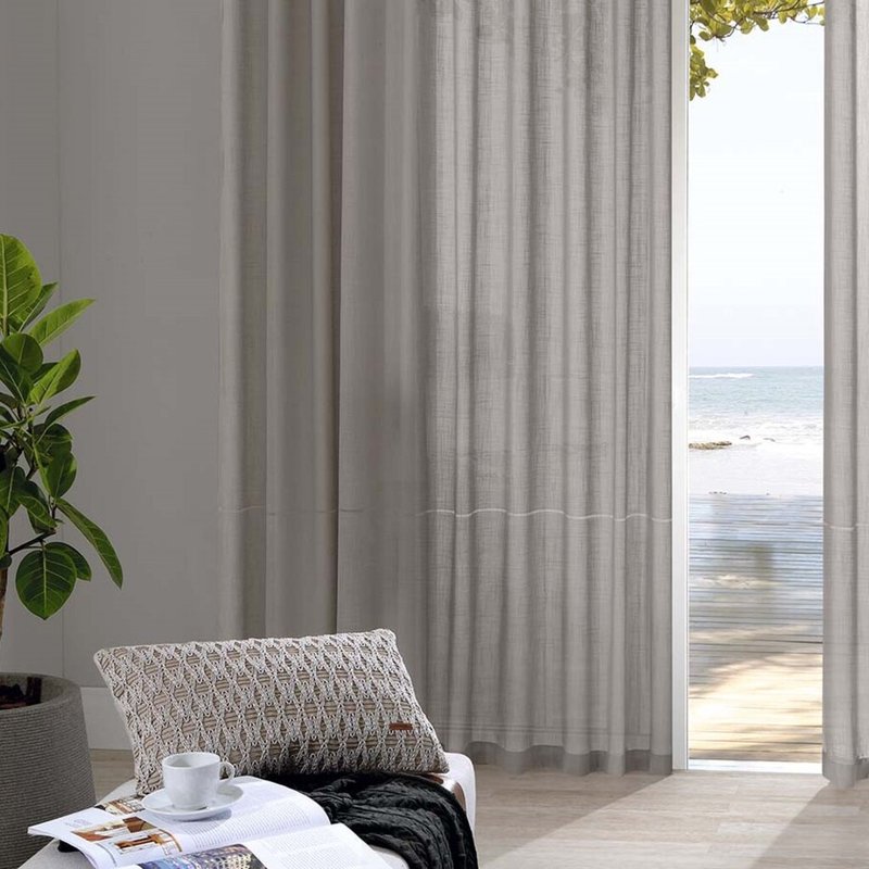 Cortina Inove Monaco Barrada 5,40x2,80m Branco