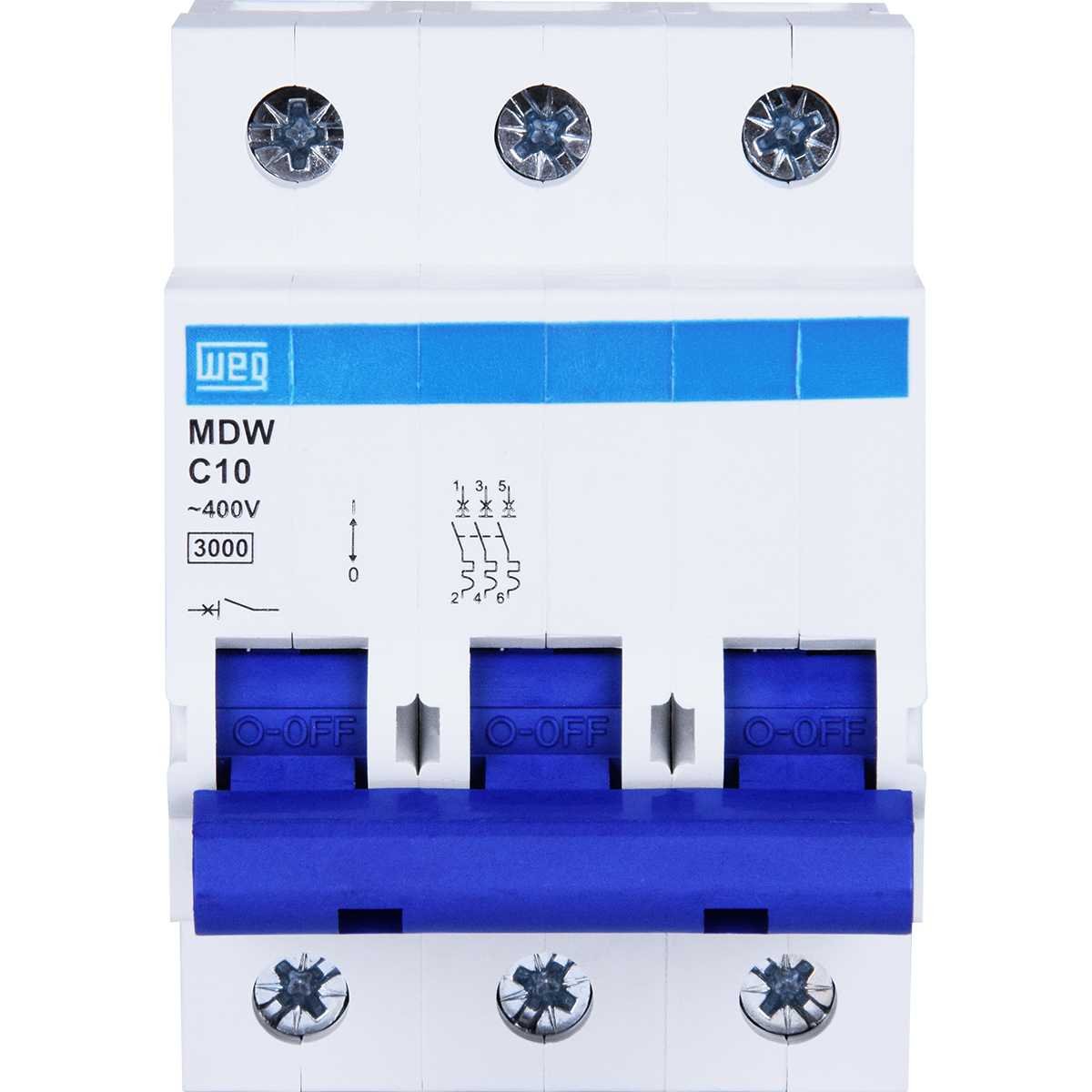 Disjuntor MDW 63A WEG Tripolar