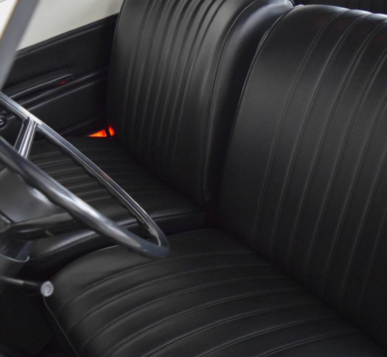 Courvin Automotivo Autoplas Acoplado com Espuma Preto