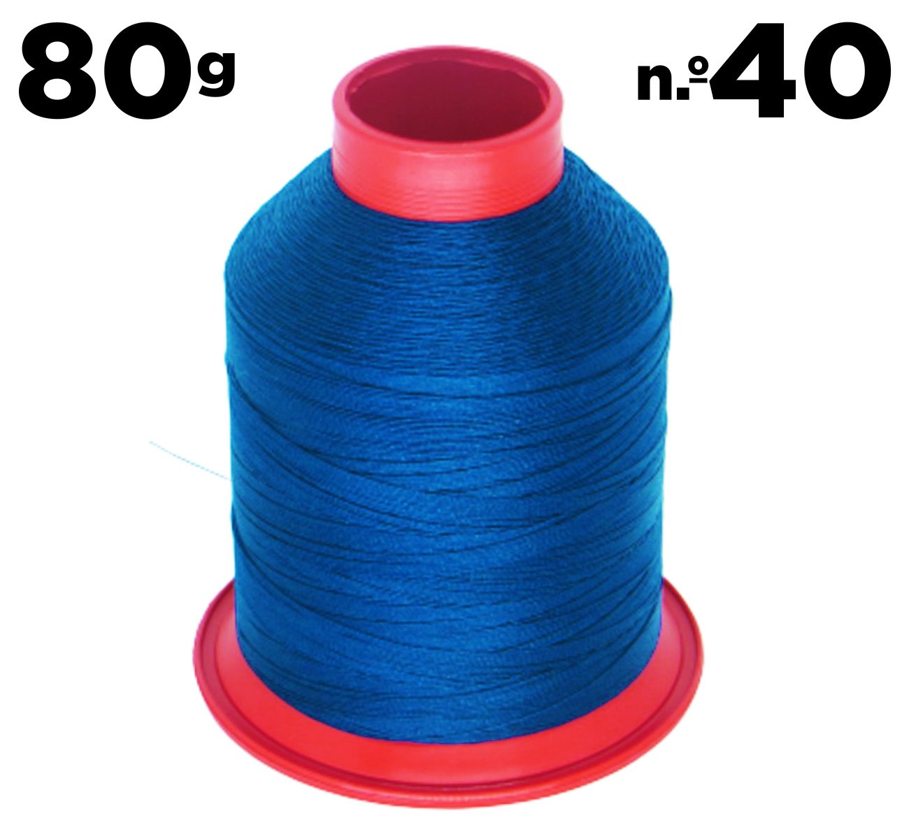 Linha Nylon 80g nº 40 Azul Royal