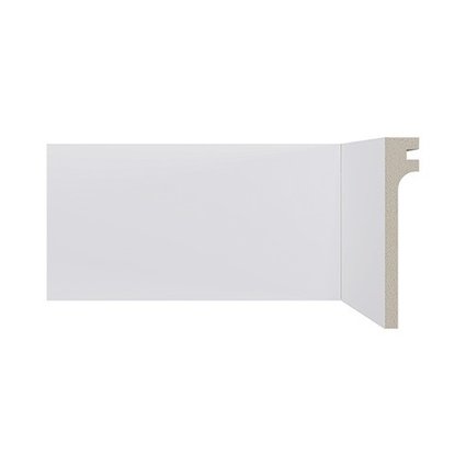 Rodape 7cm Preto Poliestireno Santa Luzia 3451-Repare Online