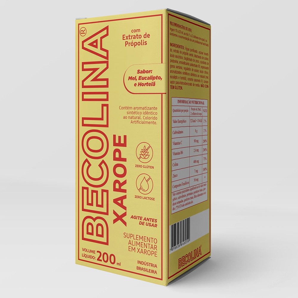 Becolina Xarope 200ml Aroma