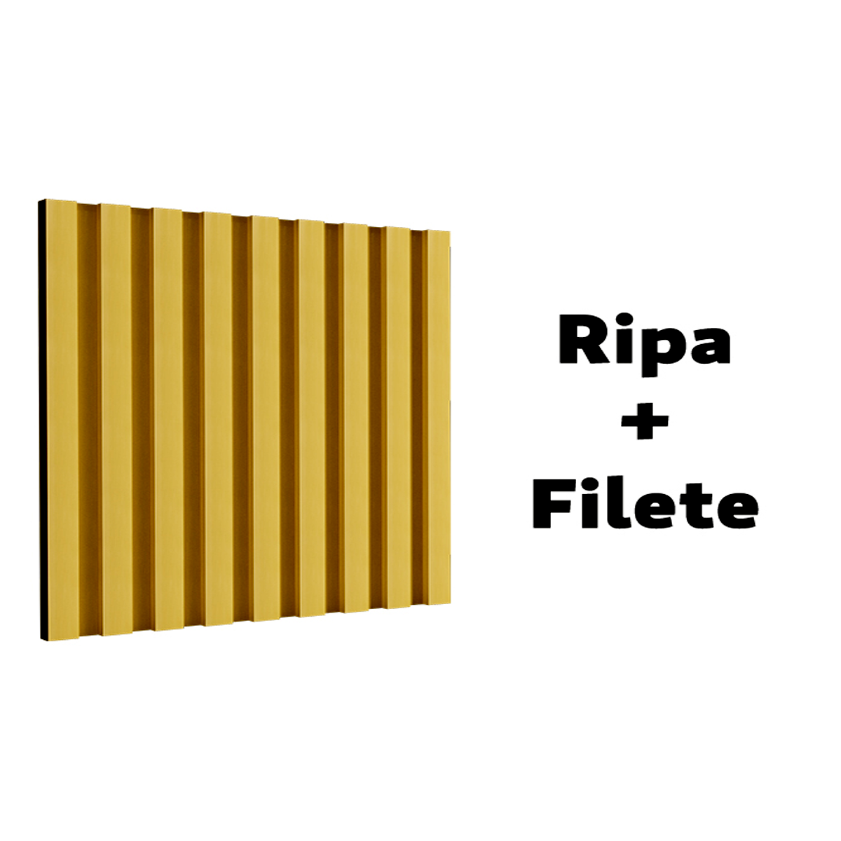 Ripa Poliestireno Ouro Santa Luzia Multilinha - Rodapé Shop