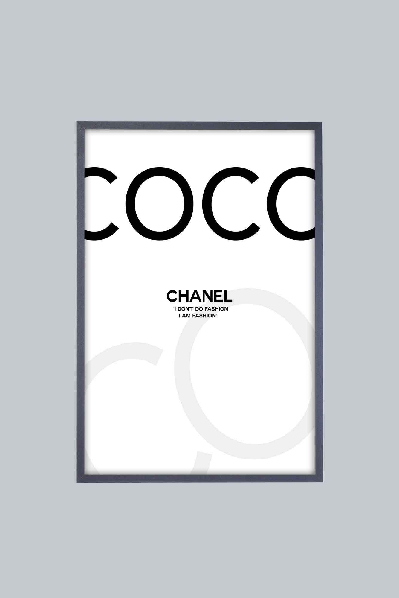 Quadro Decorativo Chanel