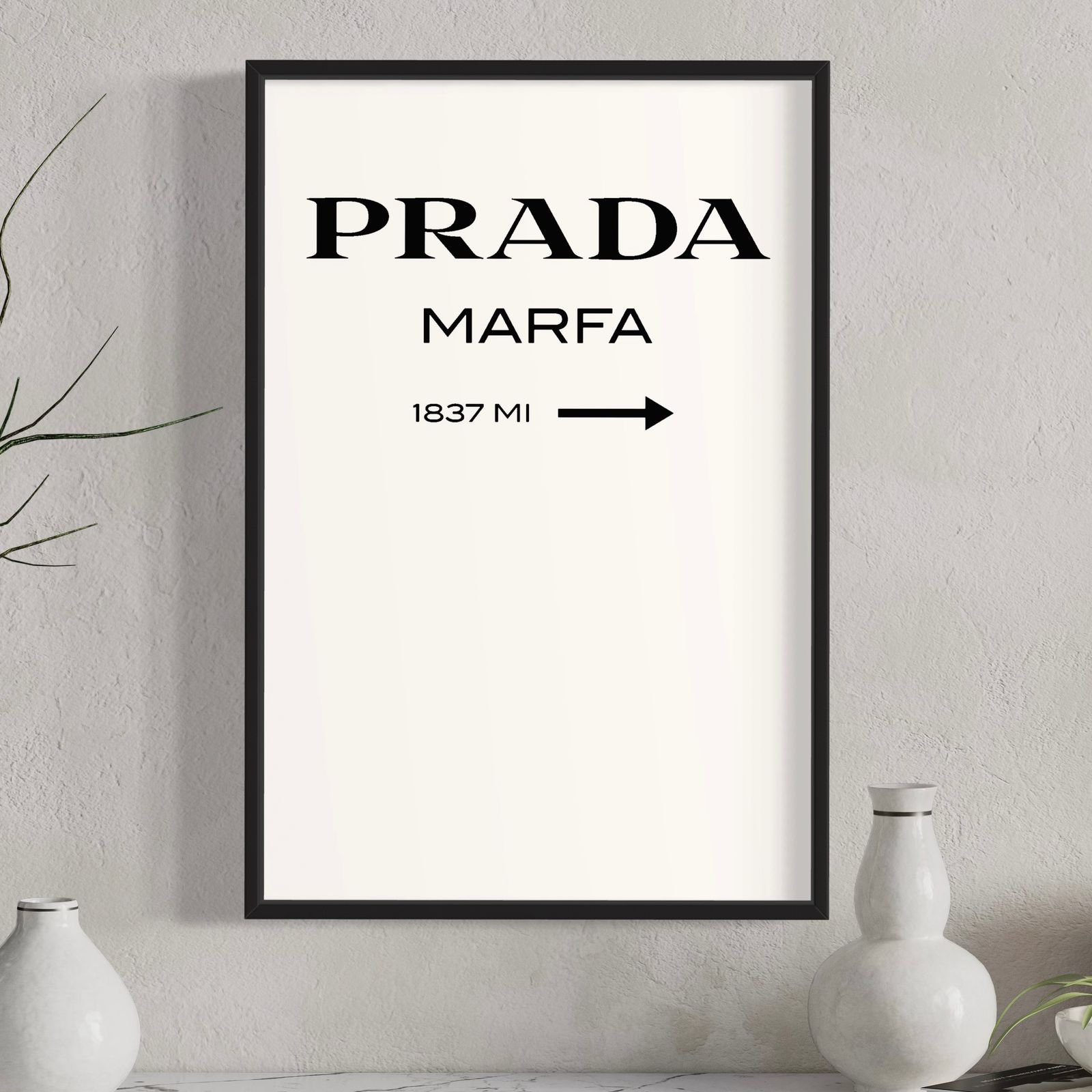 Quadro Decorativo Prada