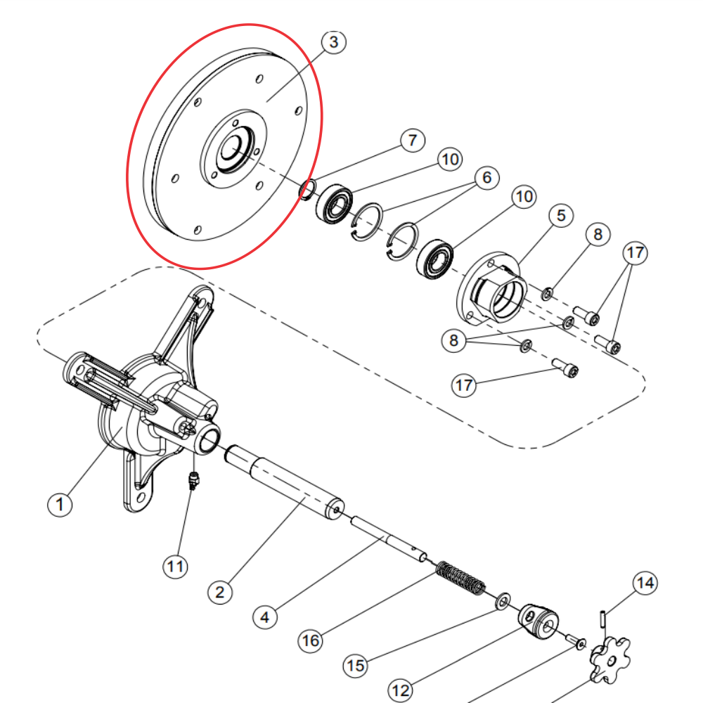 Base e Pedra do Afiador Para Ensiladeiras Nogueira New Pecus e FTN 1000 Código Original 02.602375