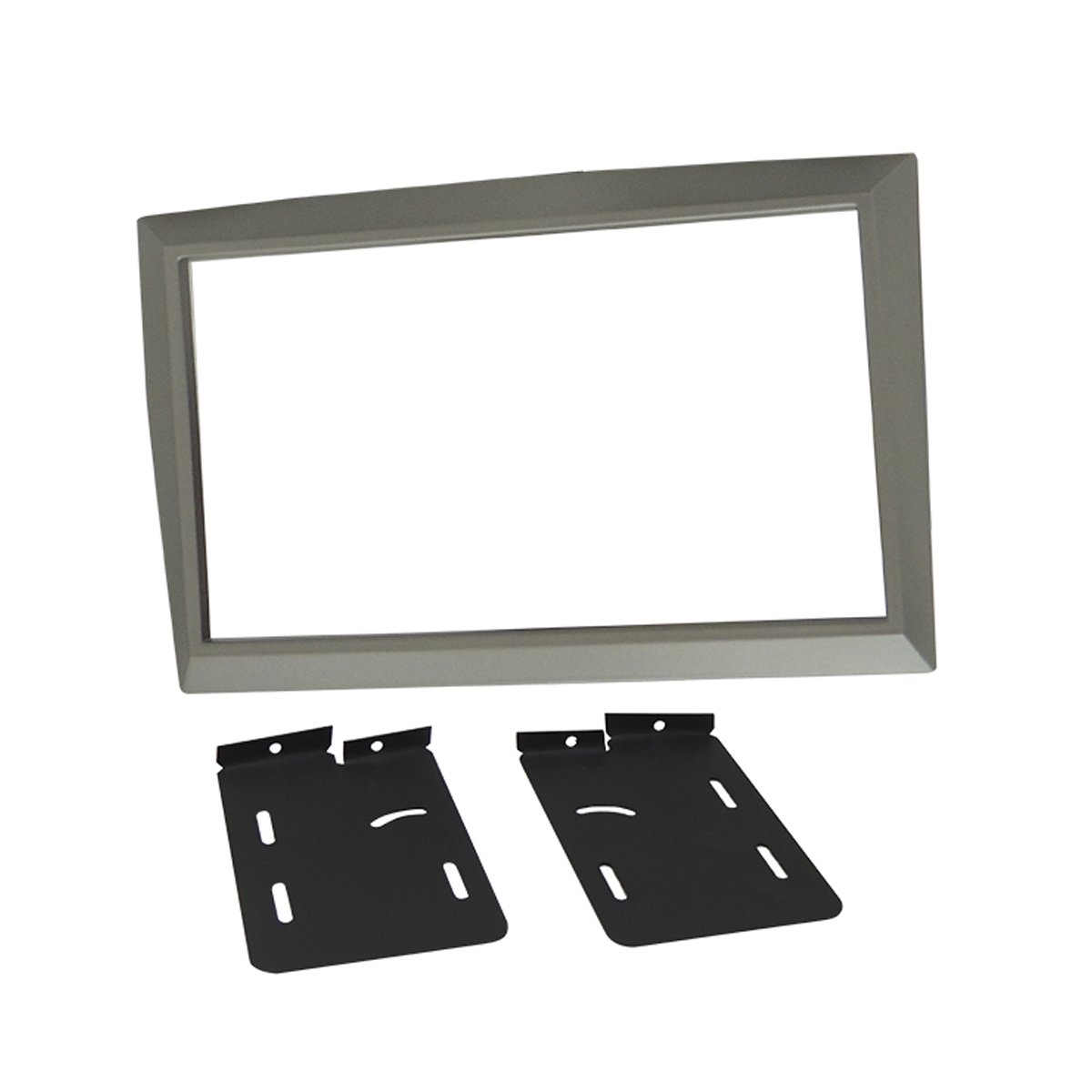 Moldura 2 Din Painel Renault Megane Grand Tour com Suporte Fiamon