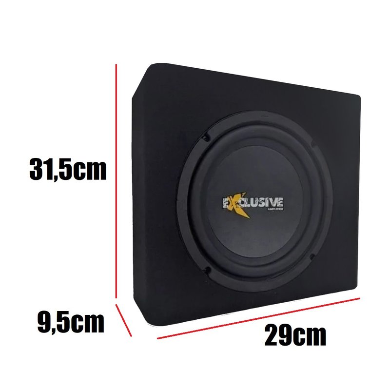 Caixa Amplificada Dutada Mini 8" 200W RMS XC200 Exclusive