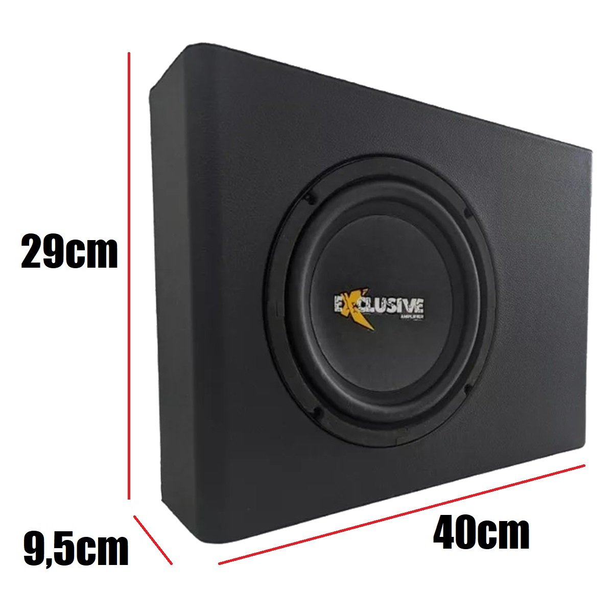 Caixa Amplificada Dutada Slim 8" 200W RMS XC200 Lite Exclusive